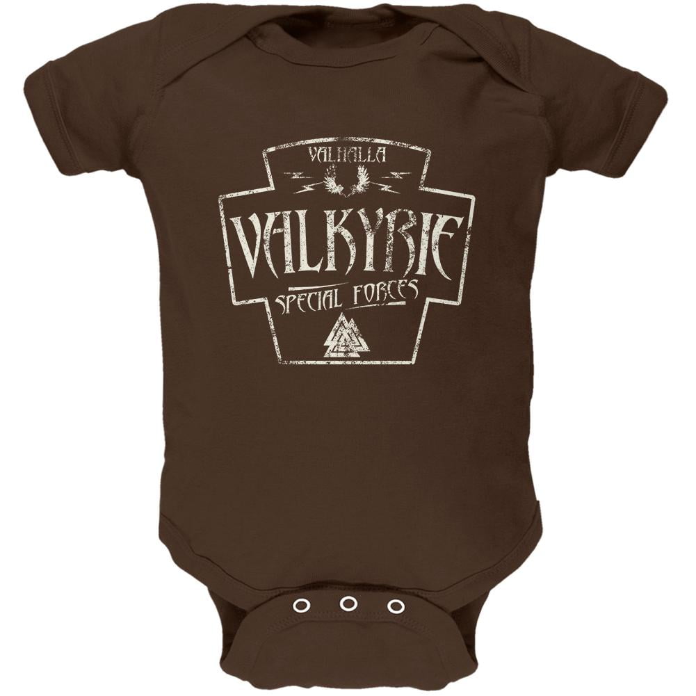 Valkyrie Valhalla Special Forces Retro Vintage Soft Baby One Piece ...