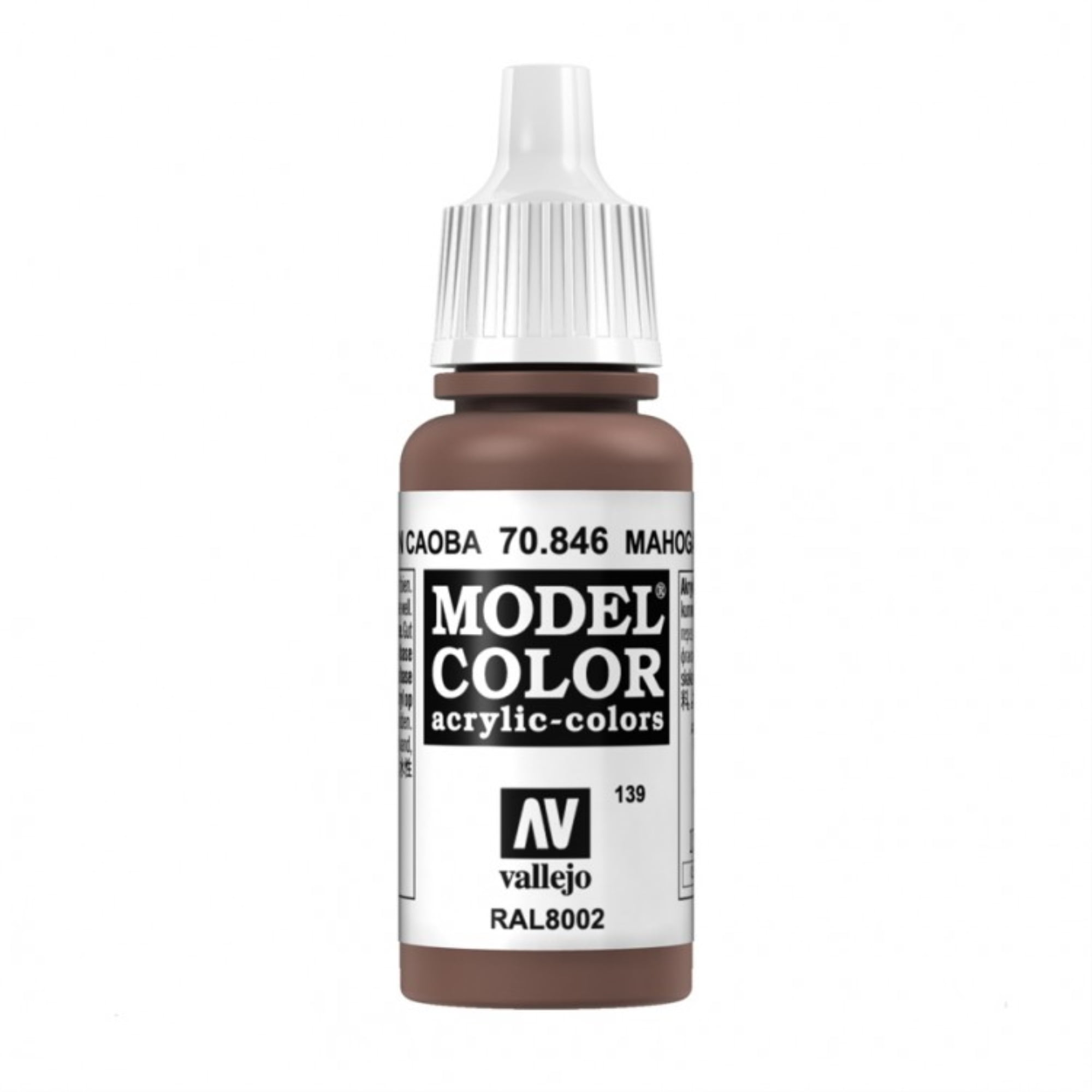 Vallejo Mahogany Brown Paint, 17ml Multi-Colored - Walmart.com