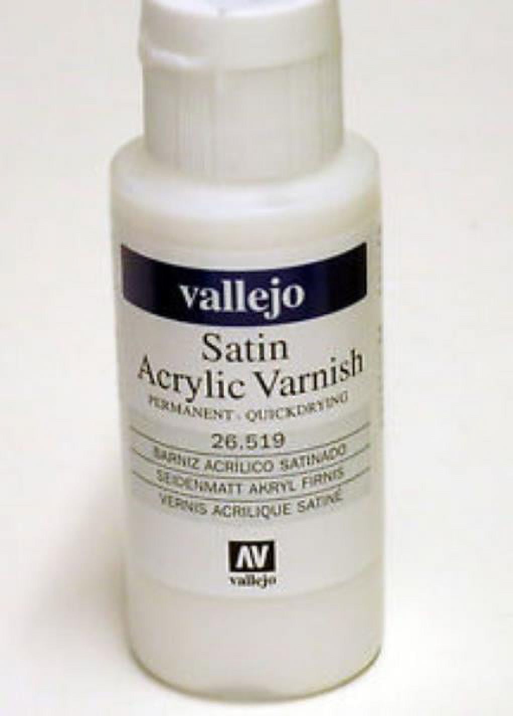 Vallejo Permanent Acrylic Varnish - Satin, 60 ml - Walmart.com