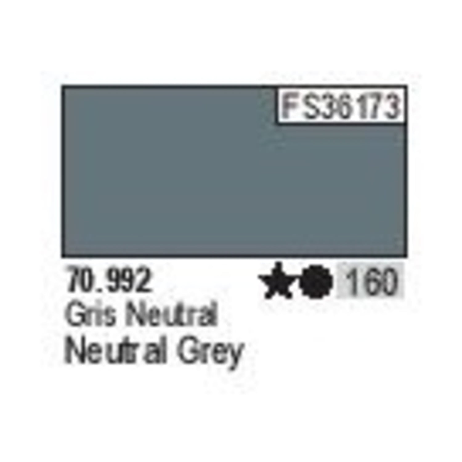 Vallejo Model Color - Neutral Grey - Walmart.com