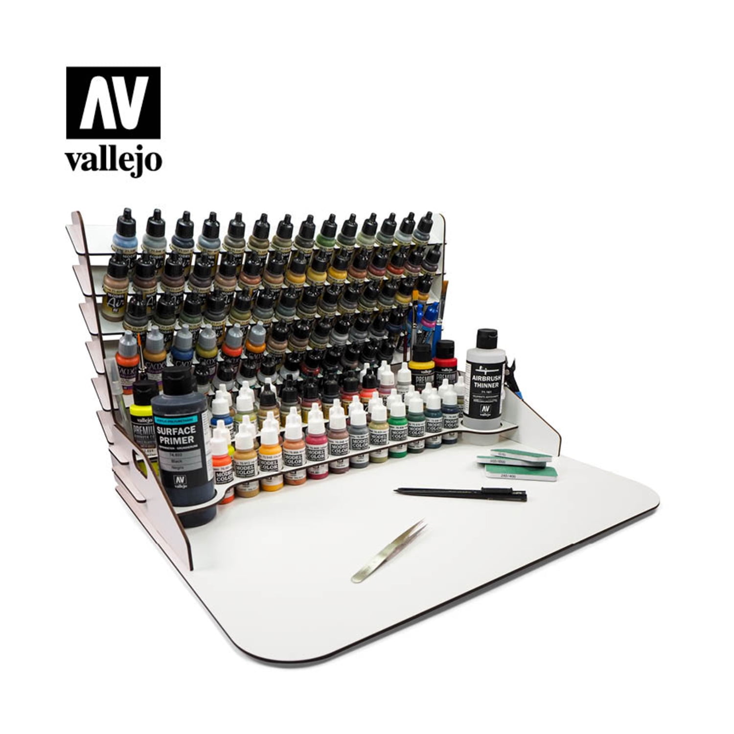 Vallejo Paint Stand with Vertical Storage New - Walmart.com