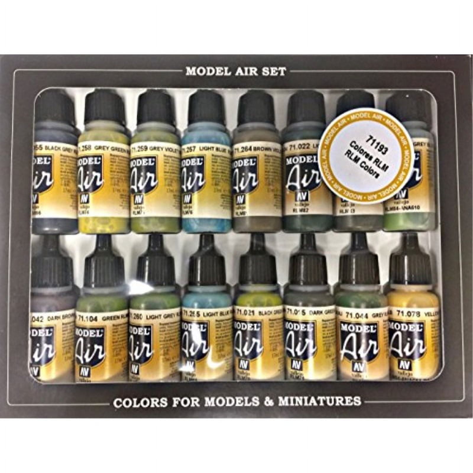 Vallejo RLM Colors Model Air Paint, 17ml - Walmart.com