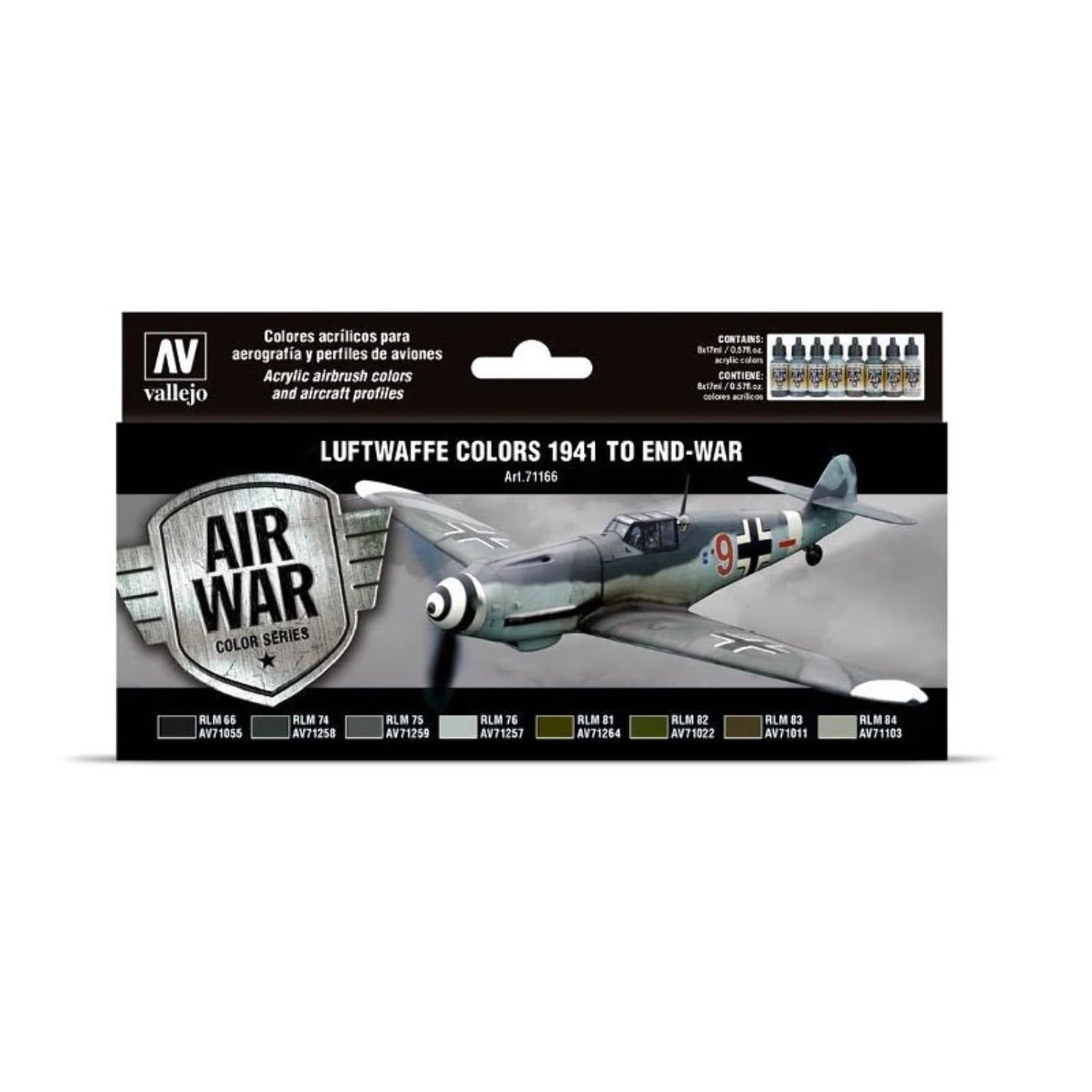 Vallejo RLM II Set Model Air Paint, 17ml - Walmart.com
