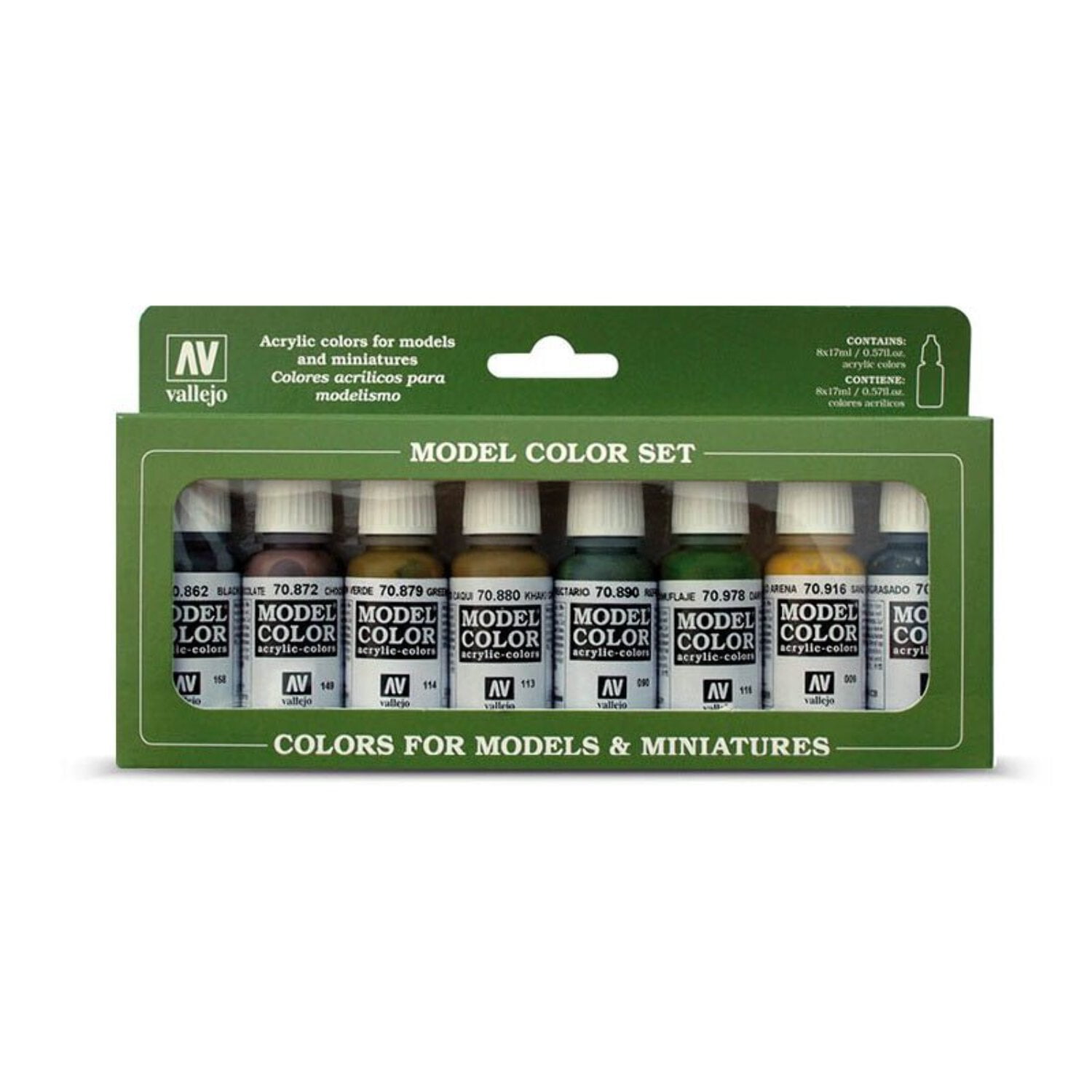 Vallejo 70108 Panzer Colors (8 PK) - Walmart.com