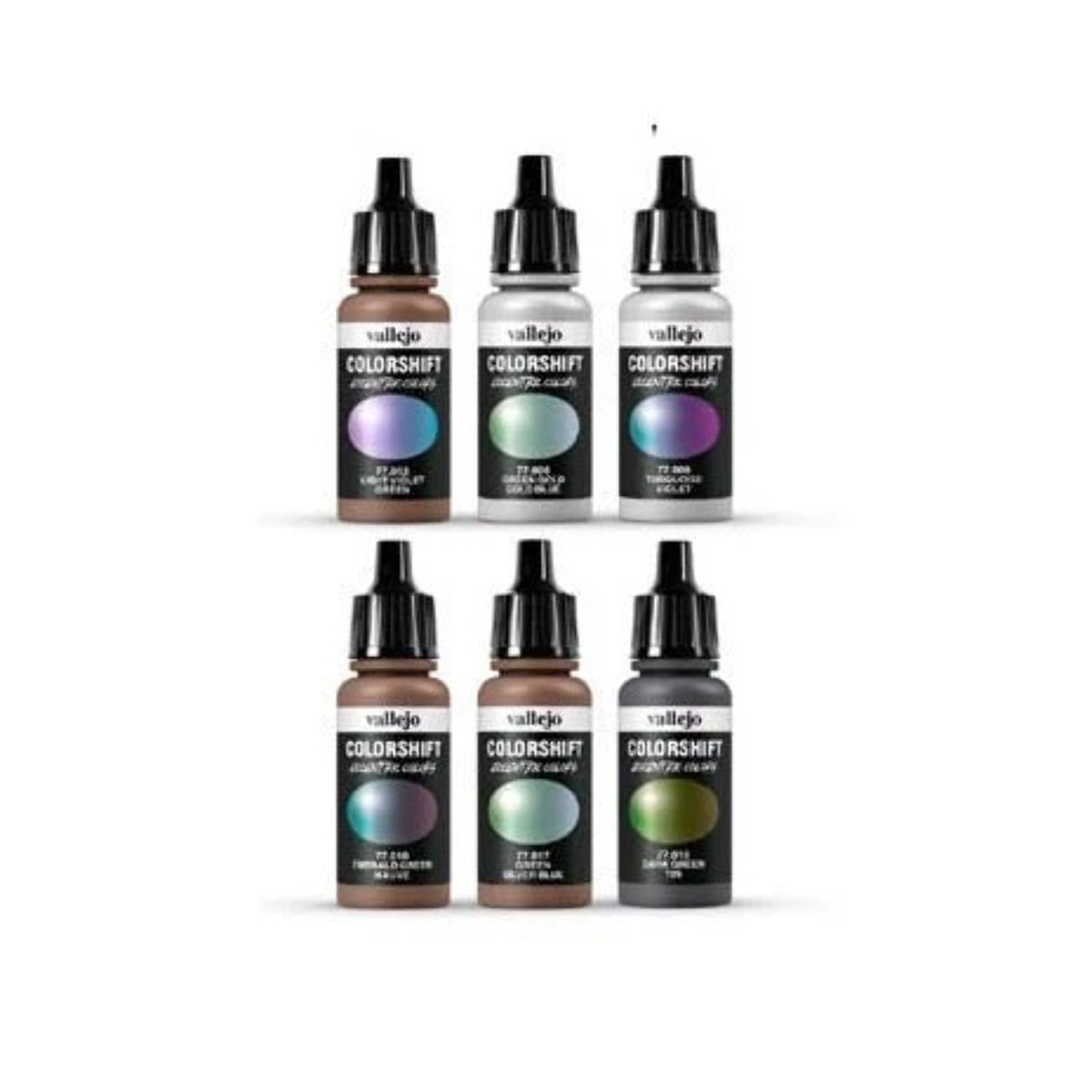 Vallejo The Shifters Eccentric Color Series Acrylic Airbrush Colors ...