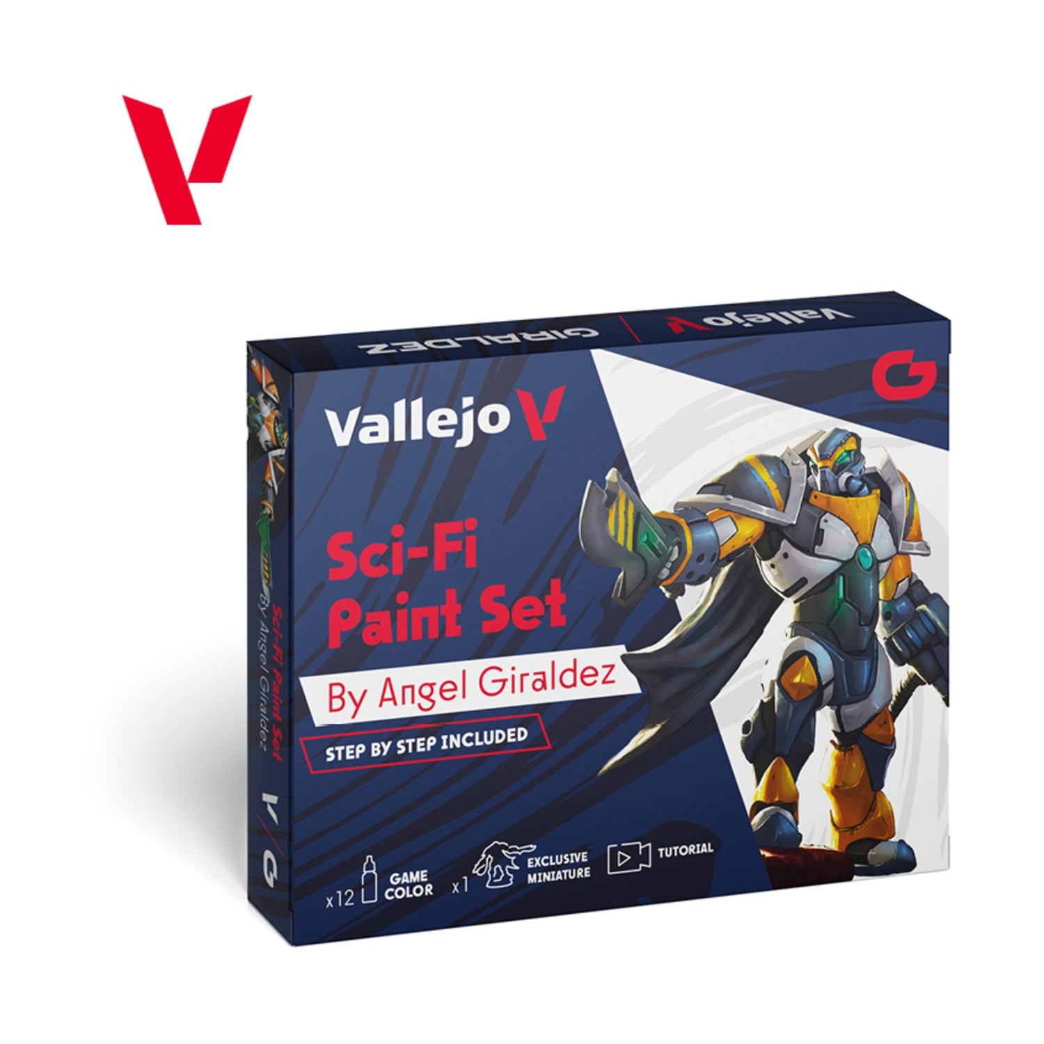 Vallejo Sci-Fi Paint Set - By Angel Giraldez New - Walmart.com