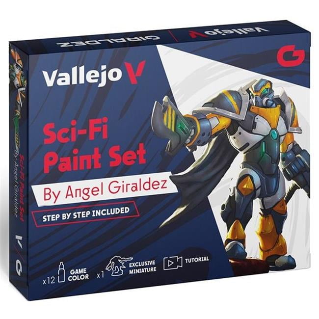 Vallejo VJP72313 Game Color Angel Giraldez Sci-Fi Paint Set - Walmart.com