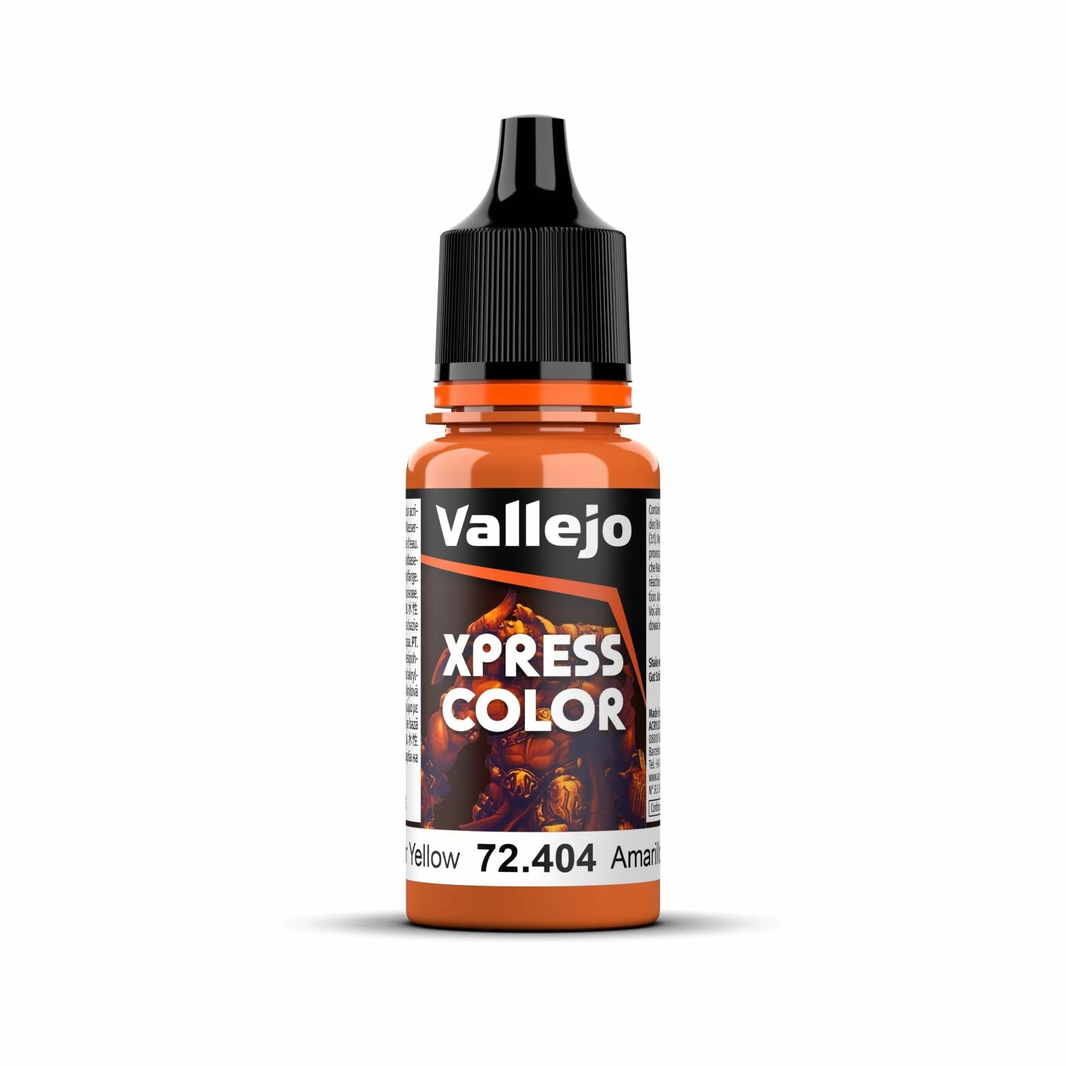 Vallejo VJP72404 18 ml Game Color Xpress Color Nuclear Yellow Paint ...