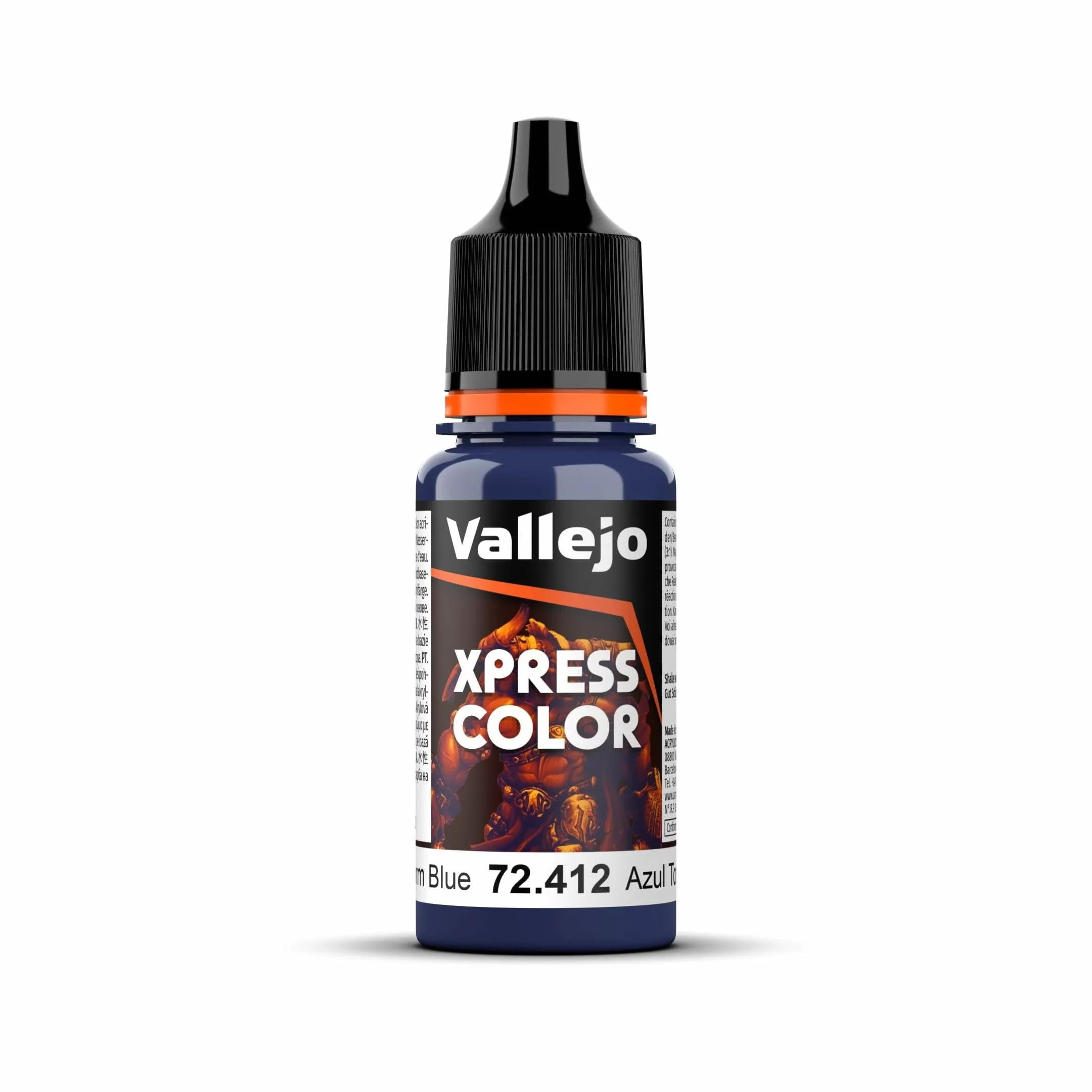 Vallejo VJP72412 18 ml Game Color Xpress Color Storm Blue Paint ...
