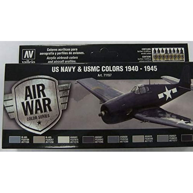 Vallejo Wwii Usn Aircraft Model Air Paint, 17Ml - Walmart.com