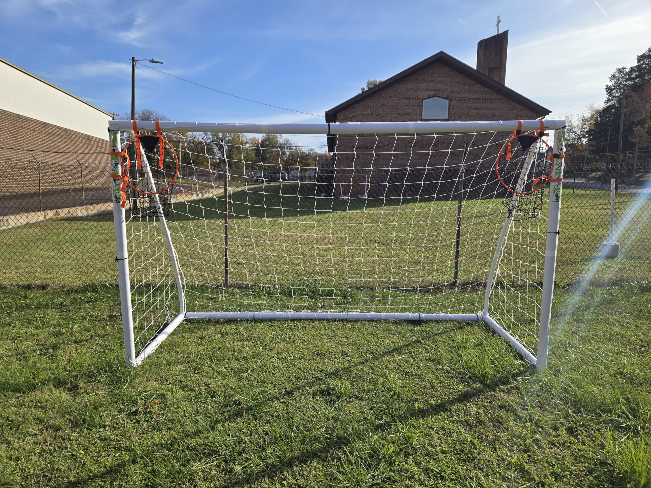 Vallerta® Portable Soccer Goal with Corner Pocket Target for Training ...