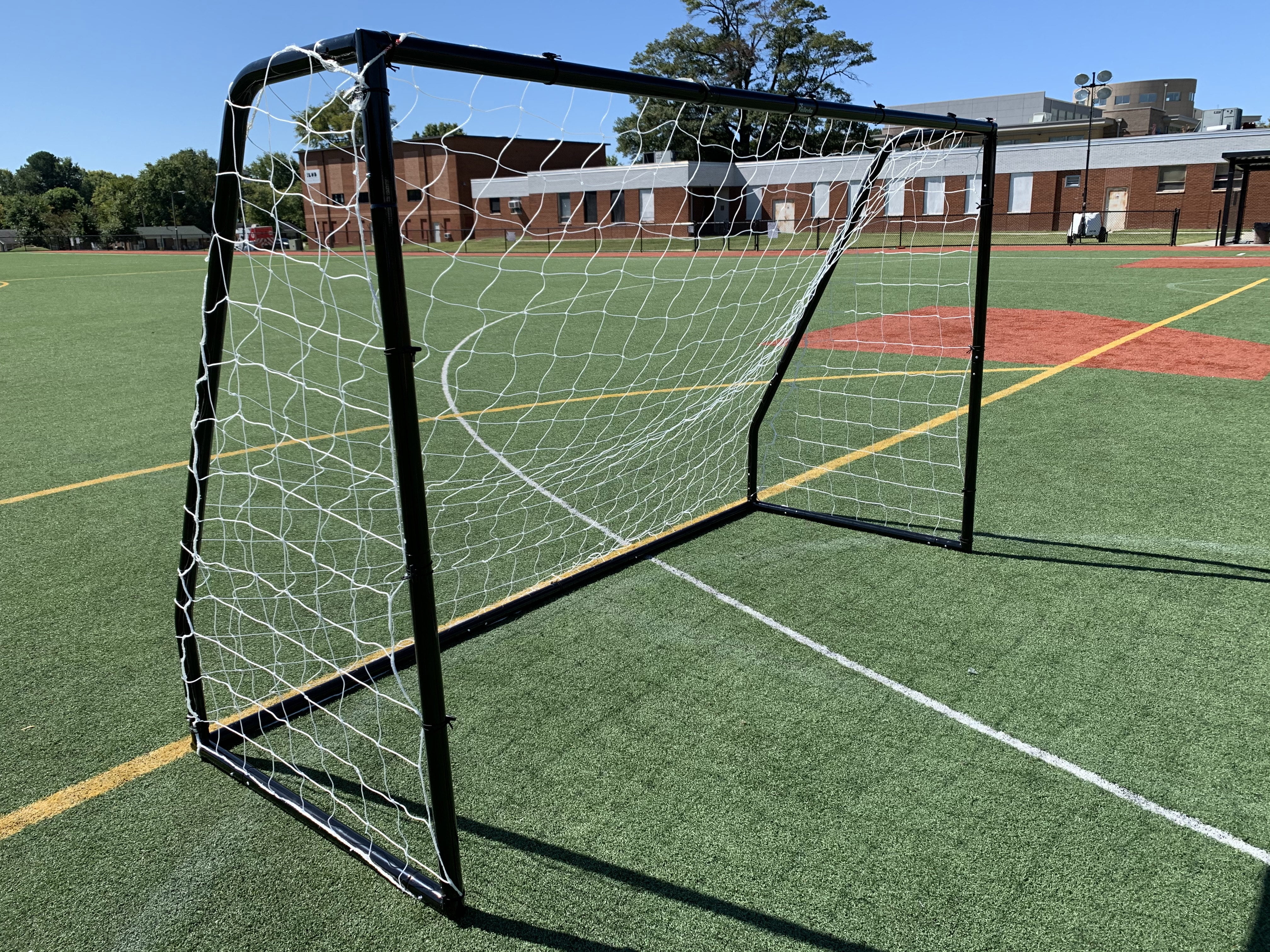 Vallerta Premier 10 X 6 Ft. [2 NETS] Youth Size Steel Soccer Goal w ...