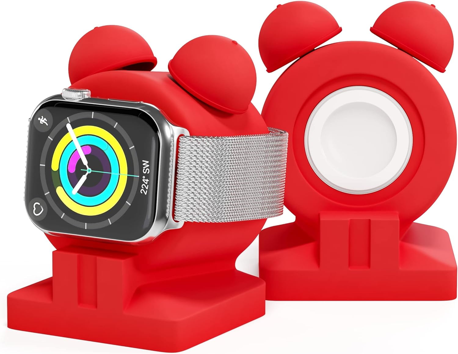 VallexMall iWatch Stand for Apple Watch Charger Stand Series Ultra 9/8 ...
