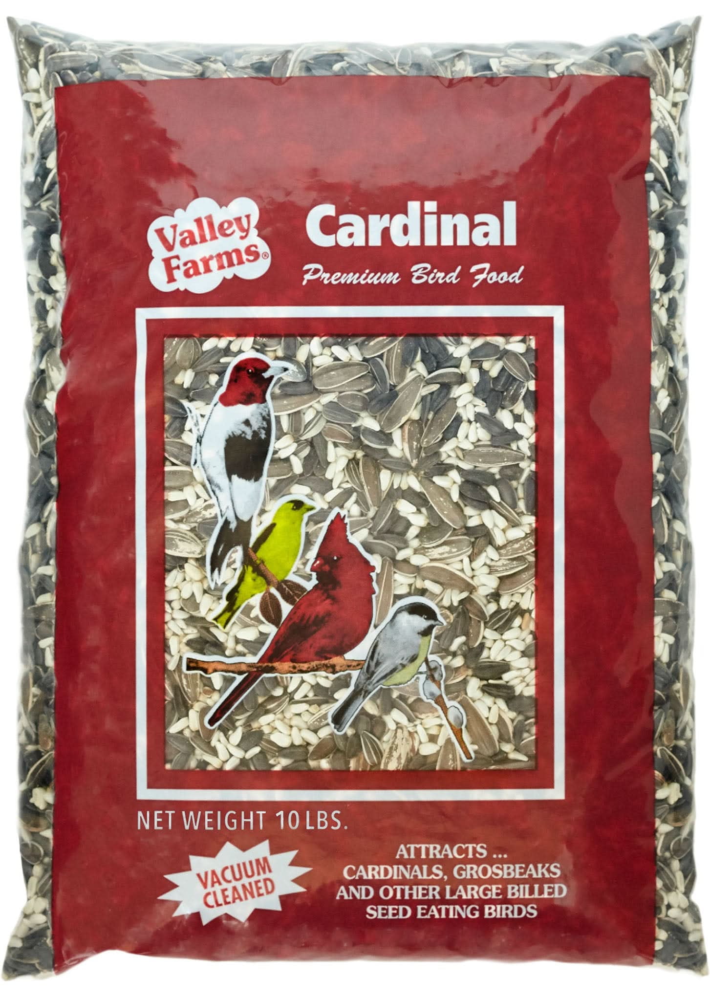 Valley Farms Premium Grade Cardinal Mix Wild Bird Food, 10LBS with ...