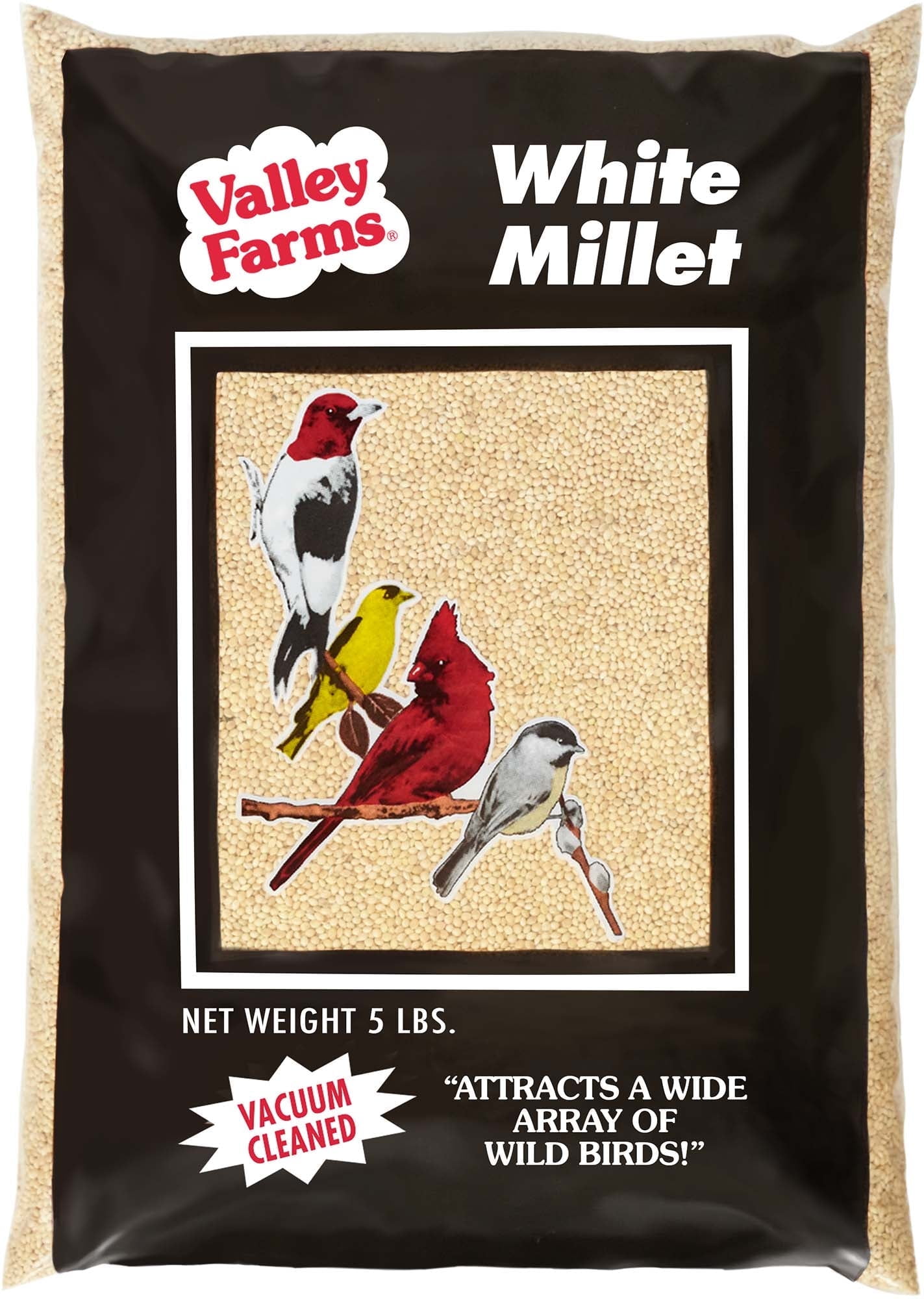 Valley Farms® Economy Seed Brand White Millet Wild Bird Food for ...