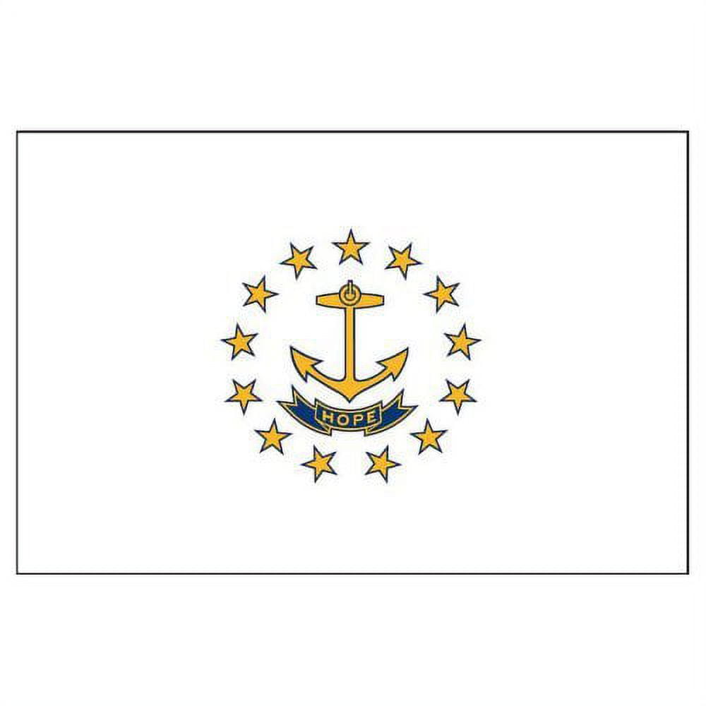 Valley Forge Flag RI3 Nylon Rhode Island State Flag, 3' X 5' - Walmart.com
