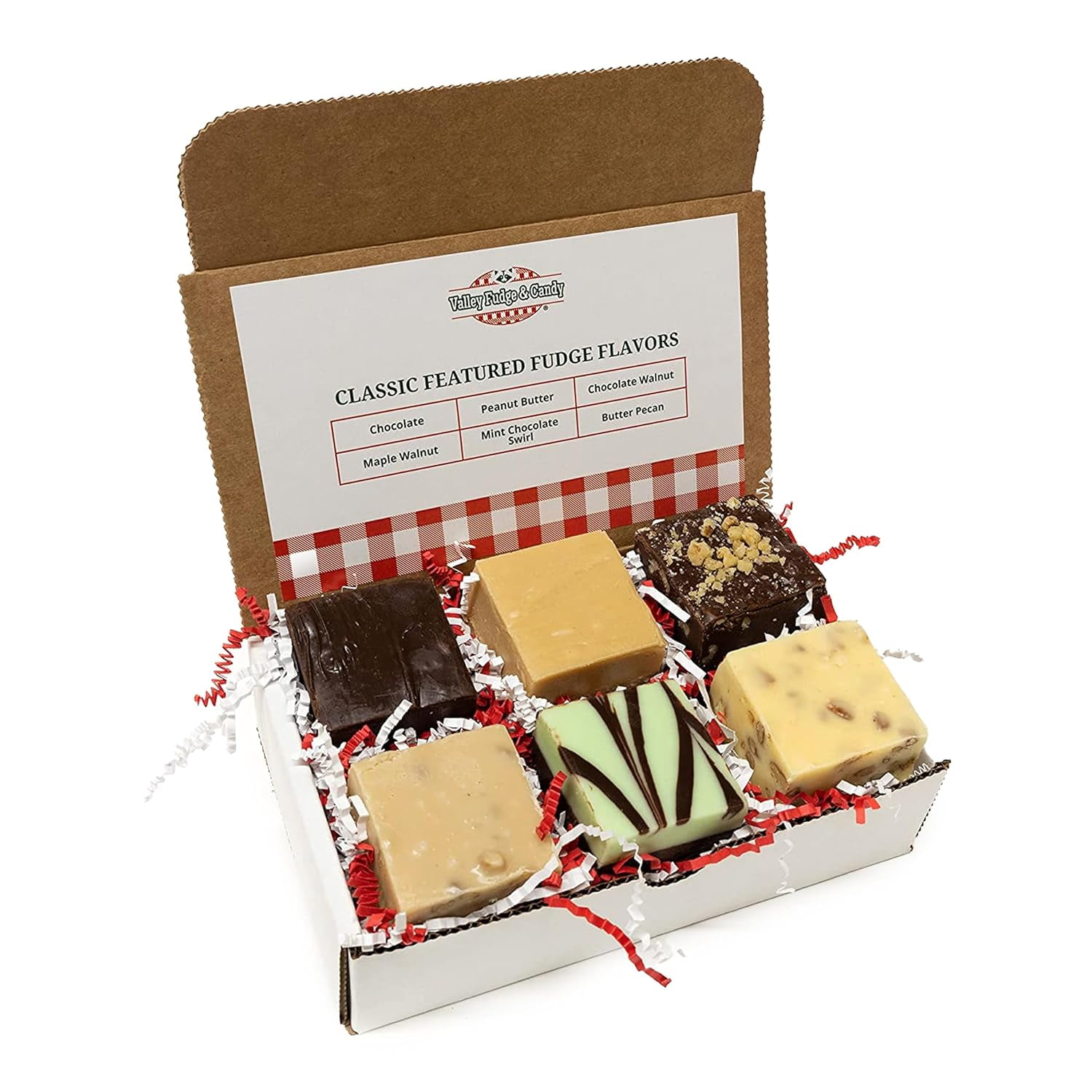 Valley Fudge, Assored Gif Box, Classic Flavors, Arisan Fudge, Real Buer ...