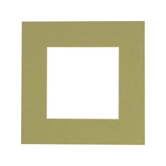 Valley Green Acid Free 7x7 Square Picture Frame Mat with White Core ...