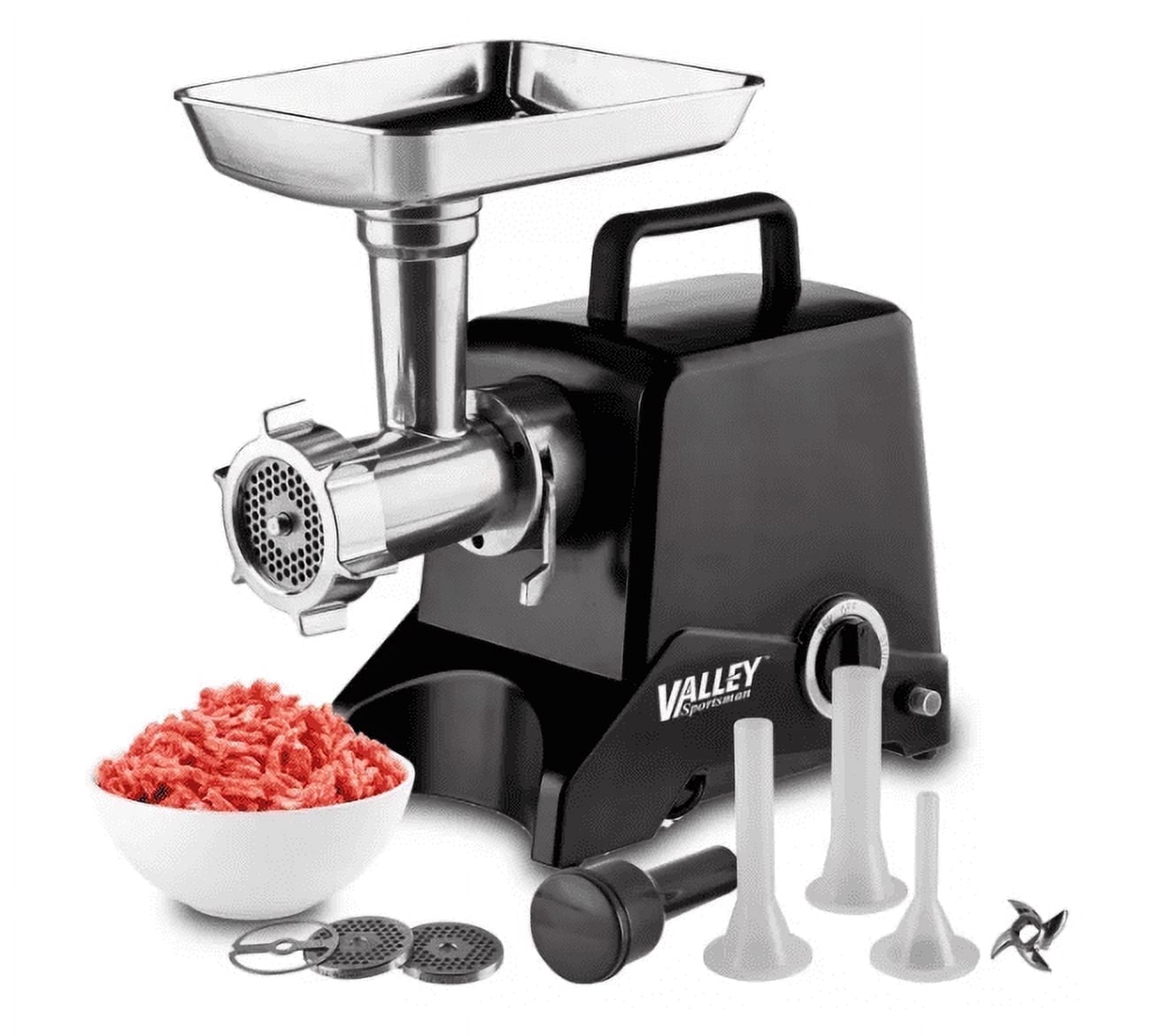 Valley Sportsman #12 Electric Meat Grinder, 575 Watt Aluminum Housing ...