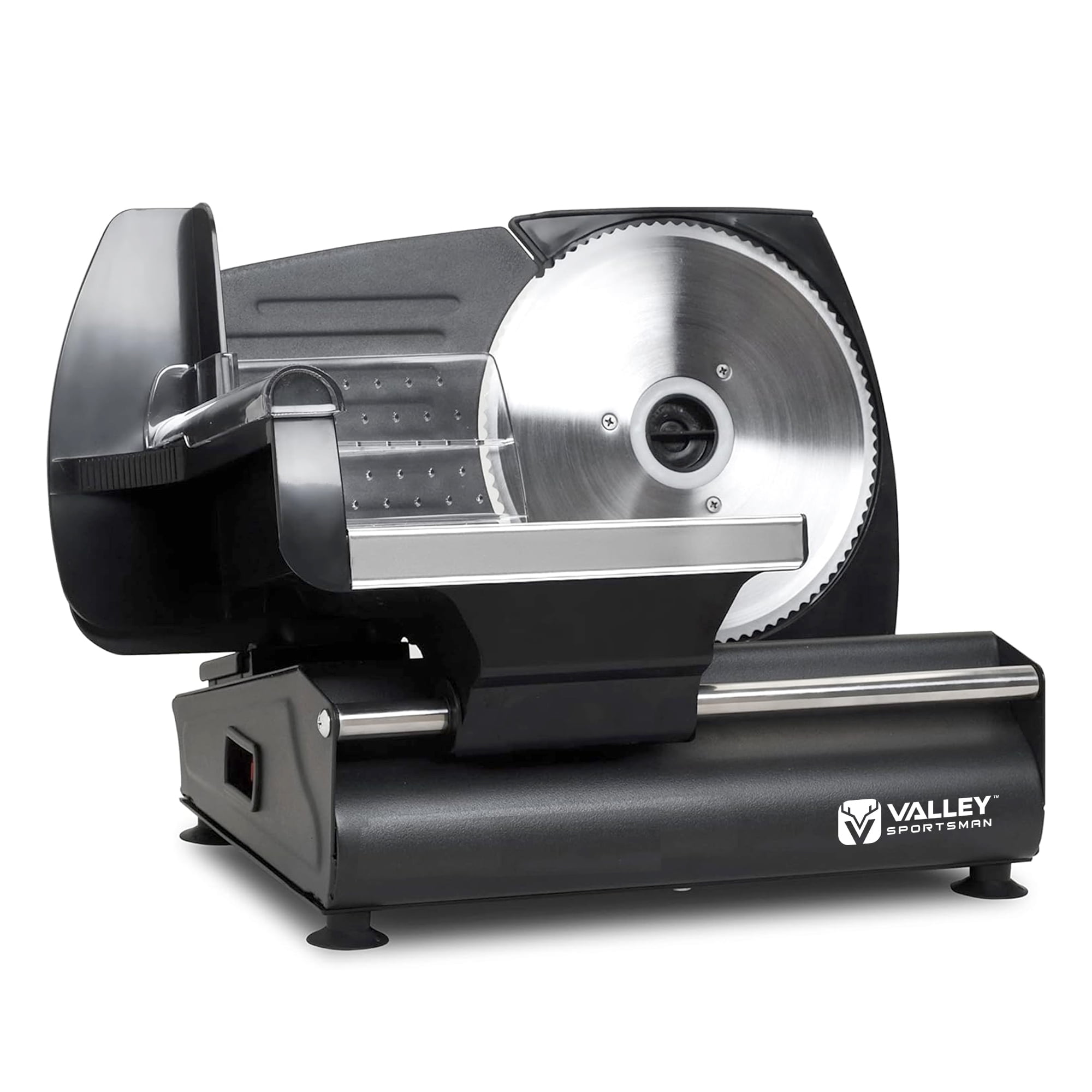 Valley Sportsman 7.5" Electric Meat Slicer w/Stainless Blade, 180W ...