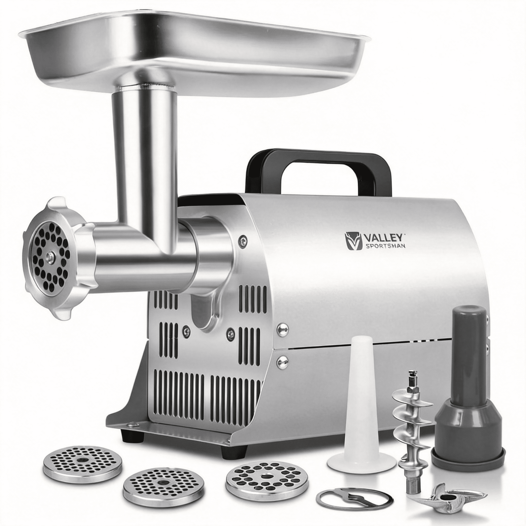 Valley Sportsman #8 Stainless Steel Electric Meat Grinder 0.4 HP 300W ...