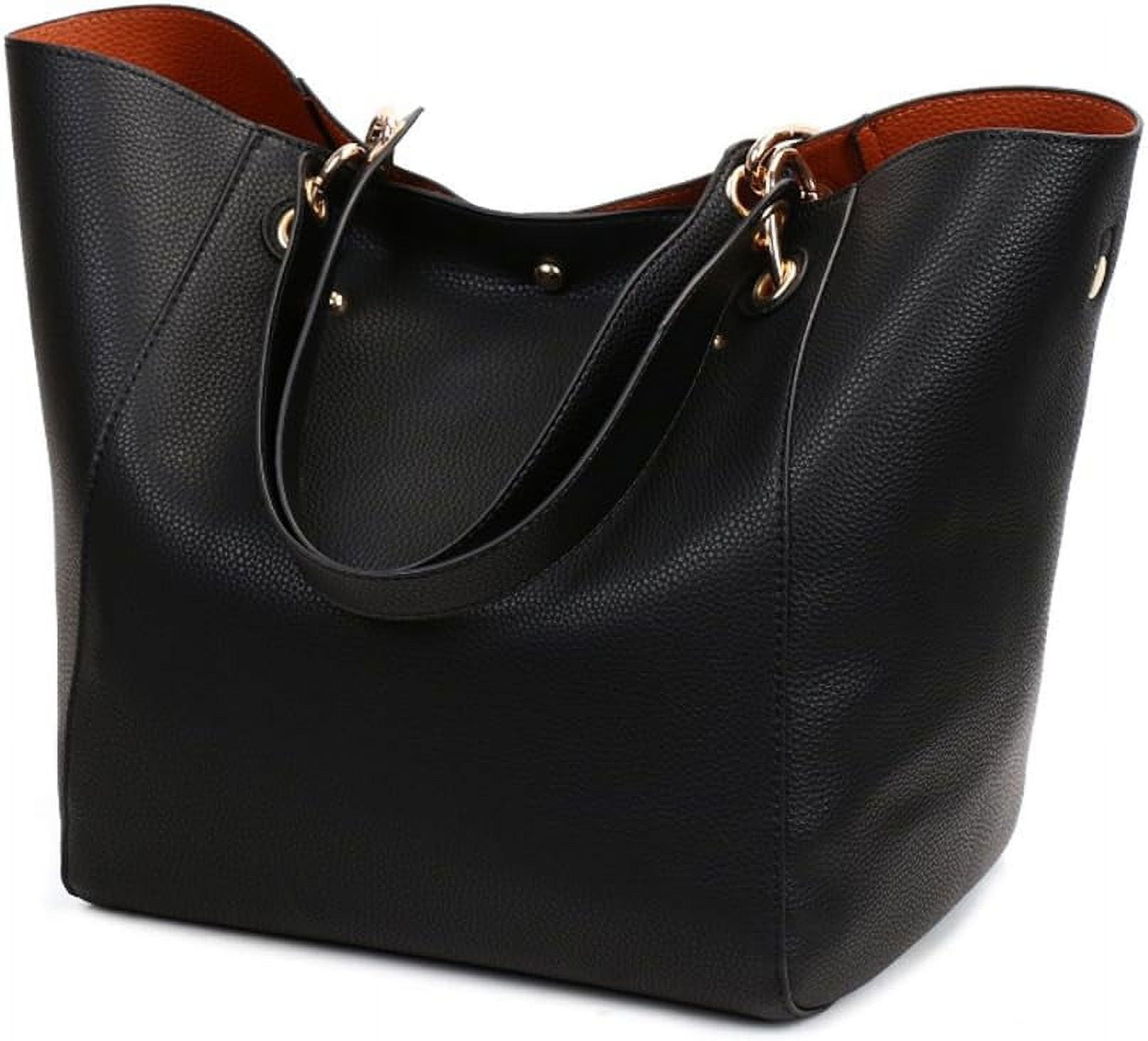 Valleycomfy Tote Bag Leatherette Shoulder Bags Purse for Women with ...