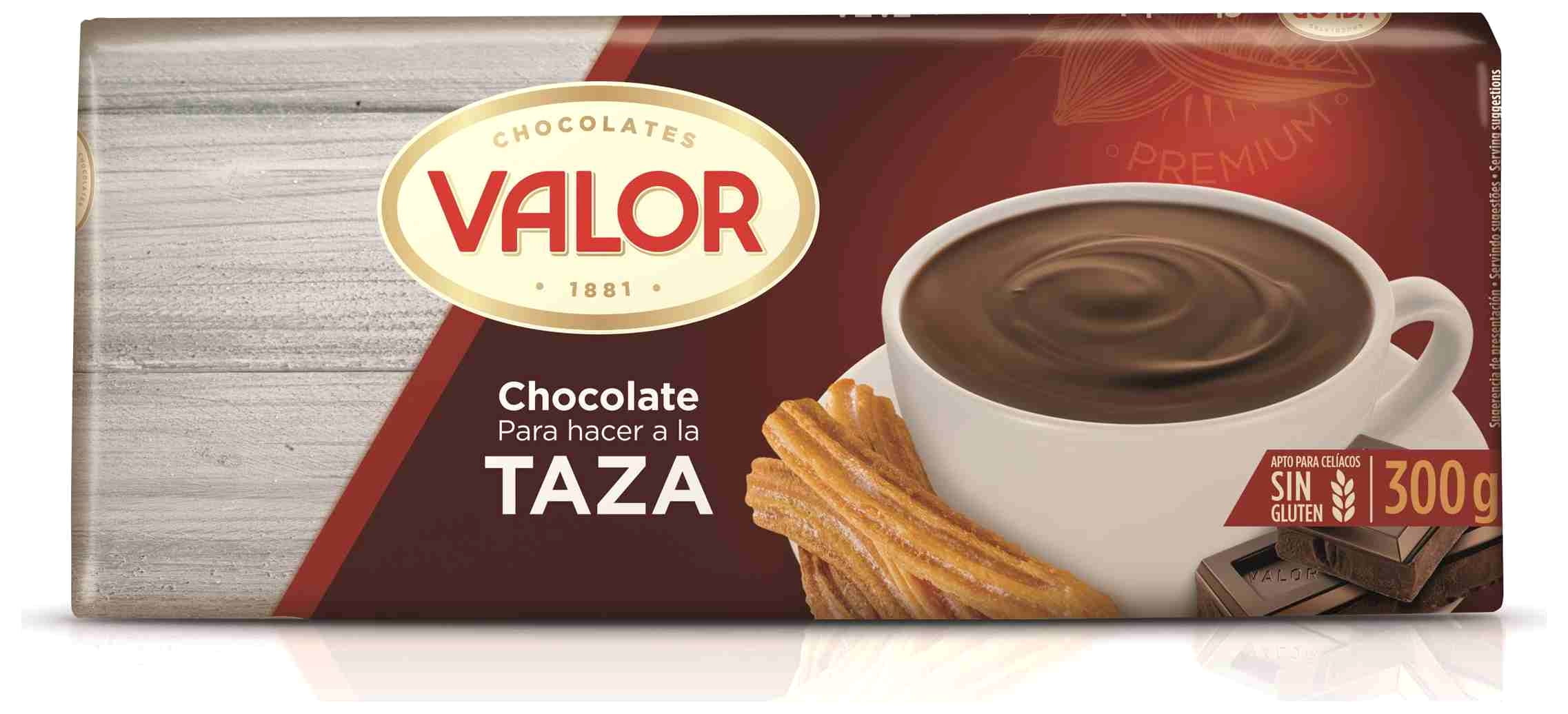Valor Chocolate a la Taza bar from Spain (makes 8 cups, 10.5 oz/300 gr ...