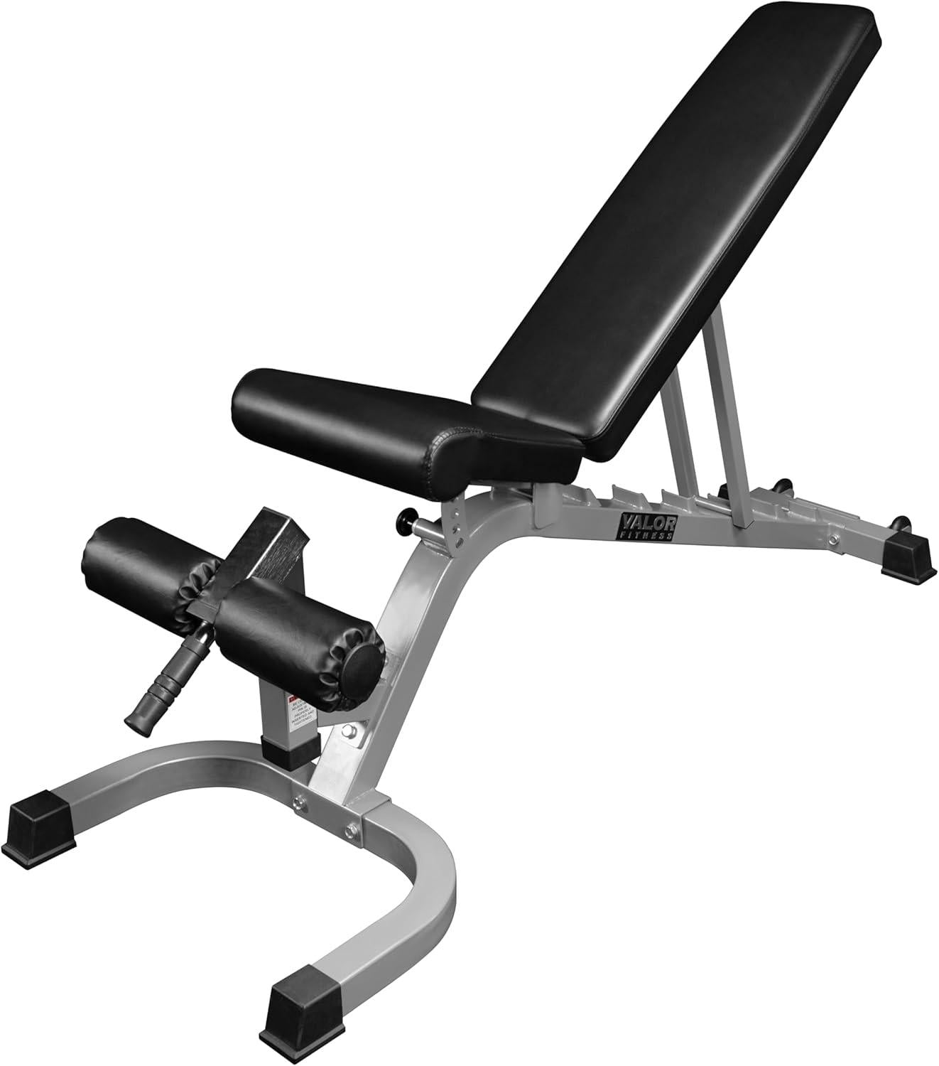 Valor Fitness Adjustable Weight Bench Flat, Incline, Decline Bench Press with Leg Support ...