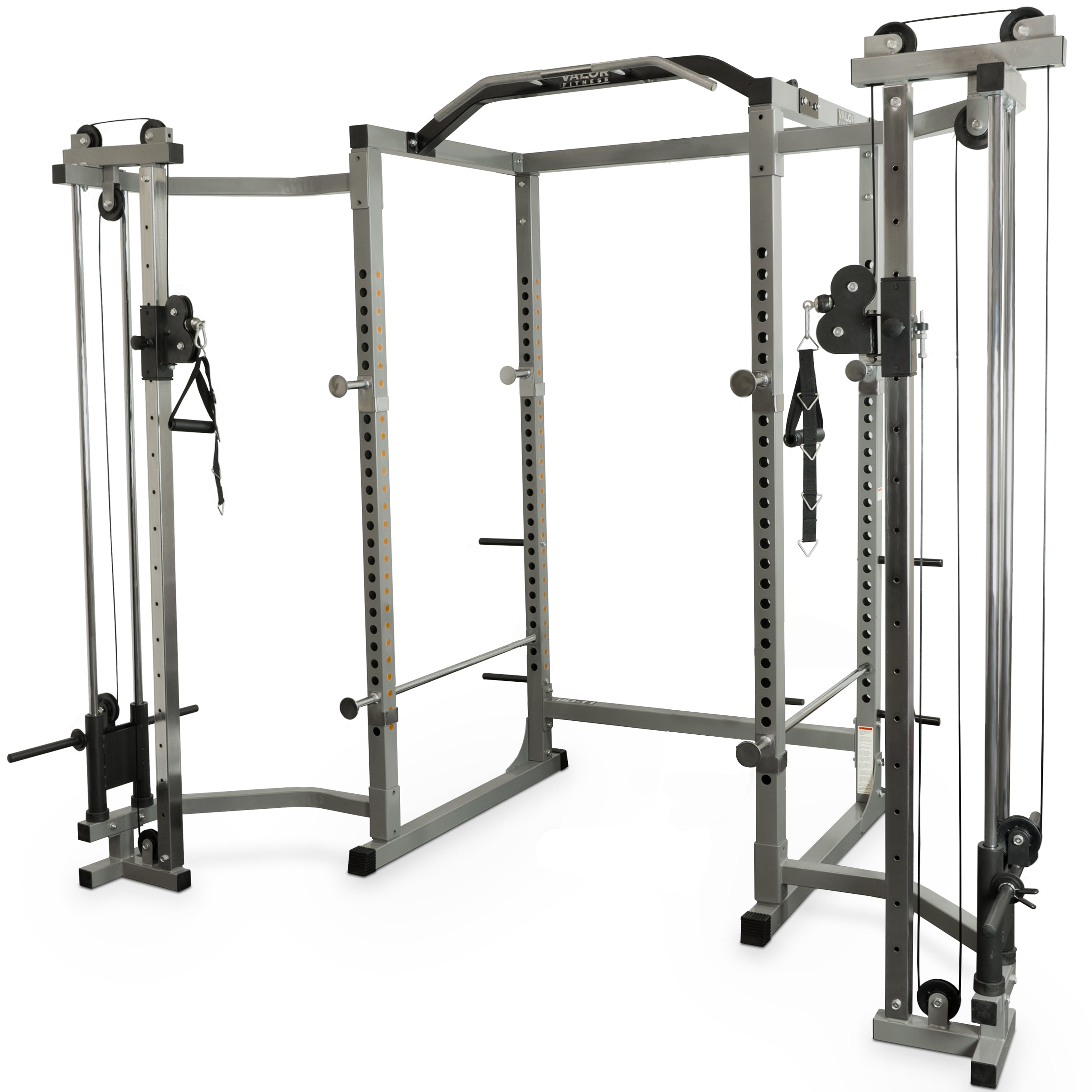 Valor Fitness BD-11BCC Hard Power Rack w/Cable Crossover Attachment ...
