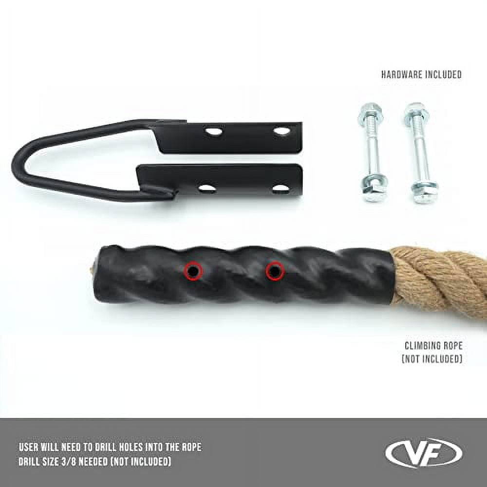Valor Fitness BR-Clasp Climbing Rope Clamp/Rope Attachment for Gym ...