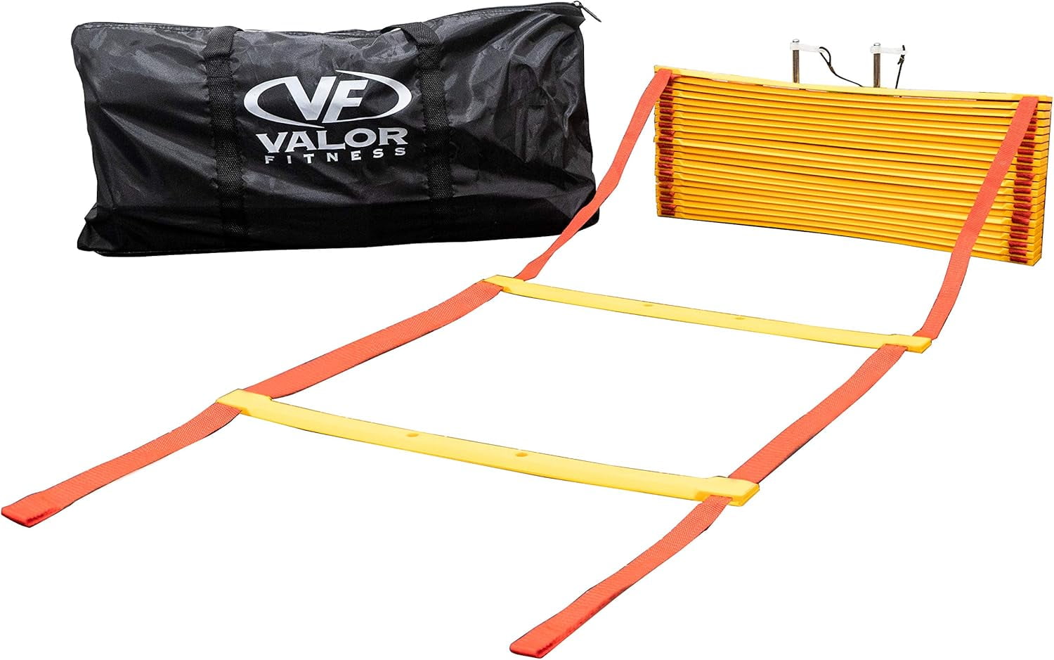 Valor Fitness EL-Ladder Adjustable Agility Training Ladder with Carry ...