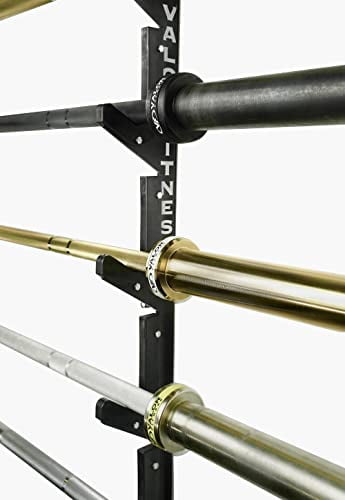 Valor Fitness Horizontal Wall Mounted Olympic Barbell Storage Racks 6 ...