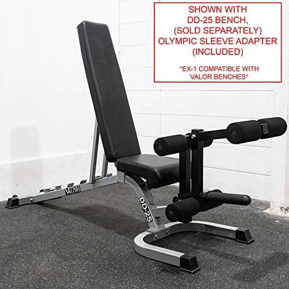 Leg Curl - Extension Attachment -Bench Not Included -Works with Valor Compatible Fitness Benches ...