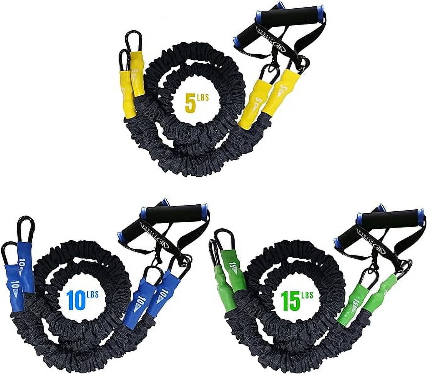 Valor Fitness Resistance Bands – Includes 3 Bands – 5 ,10, 15 lbs ...