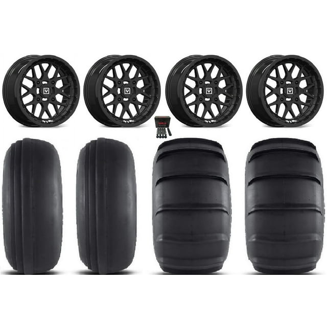 Valor V03 15x7/15x10 Wheels Black 31" Sand Slinger Tires Can-Am ...