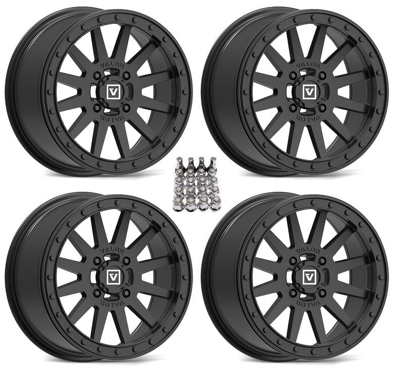 Valor V05 14" Wheels Black Can-Am Commander Maverick Renegade Outlander ...