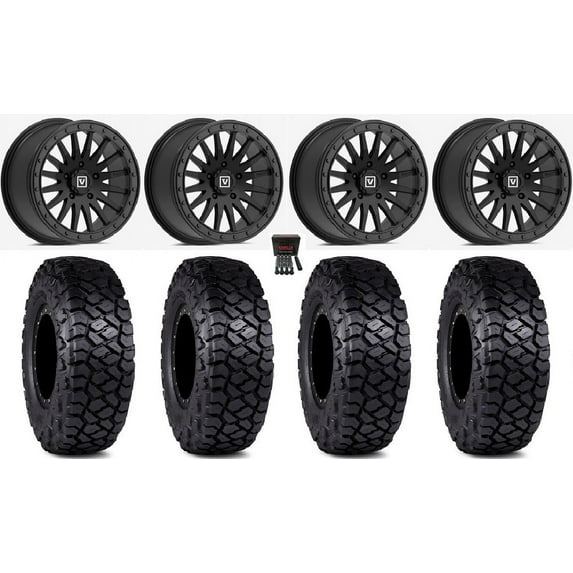 Valor V06 Bdlk 15" Wheels SB 32" Intersect Tires Polaris RZR Turbo R ...