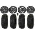 Valor V09 Beadlock 15" Wheels Charcoal 35" Roctane STX Tires Polaris ...
