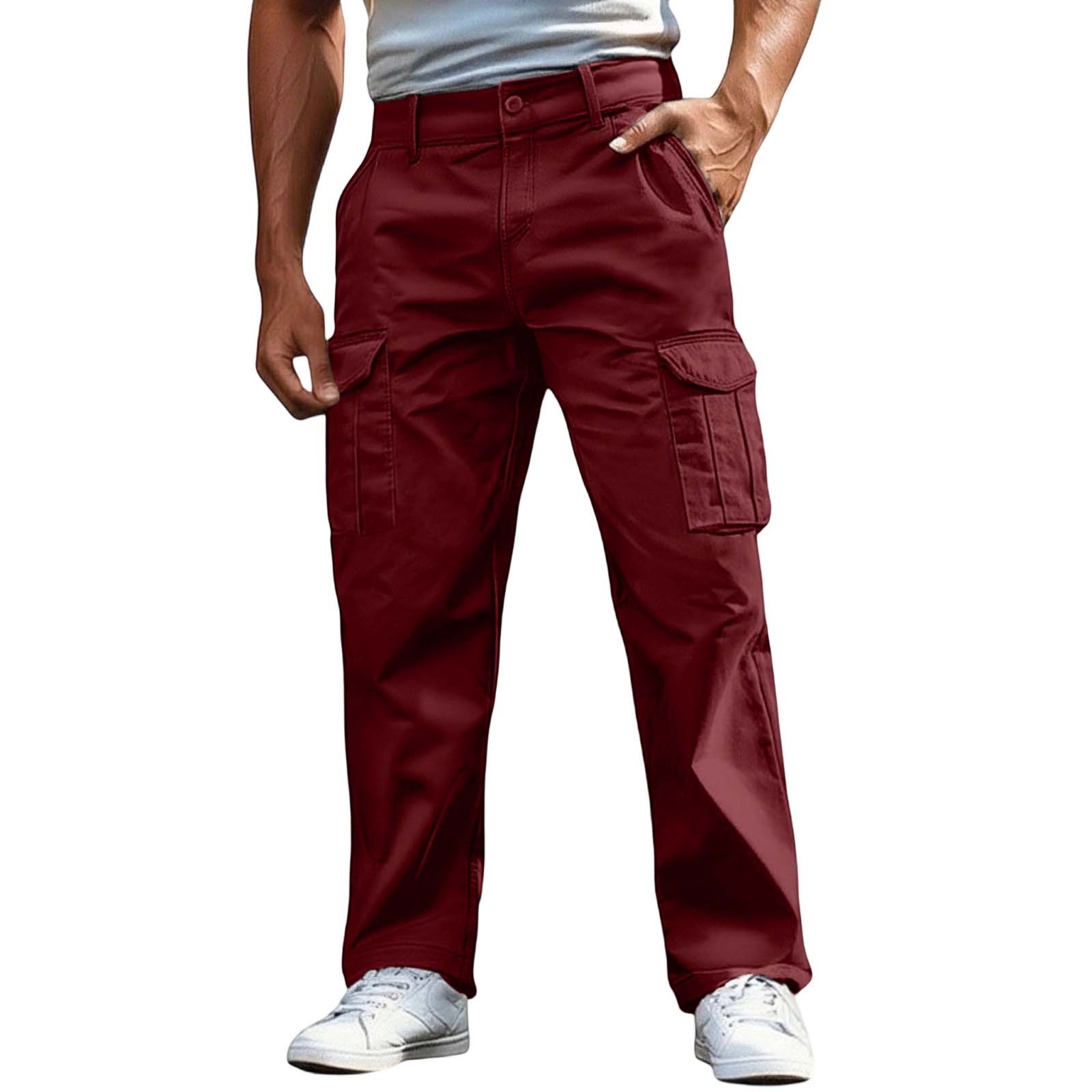 Valora Men Pants Men's Casual Jogger Pants with Pockets for Everyday ...