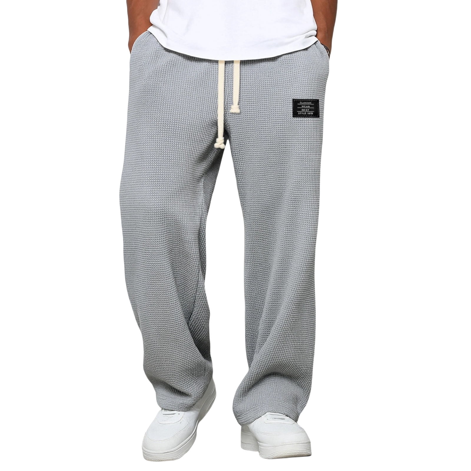 Valora Men Pants Men's Casual Pants Knit Straight Leg for Everyday Wear ...