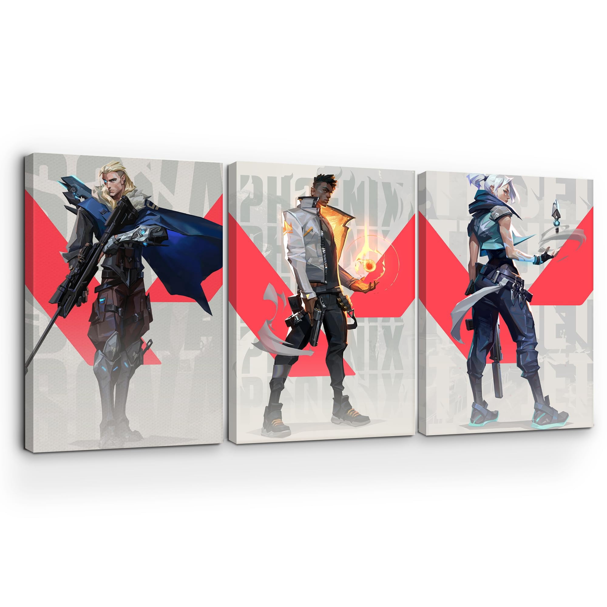 Valorant Canvas Wall Art by DreamController Set of 3 - 16x24 inches ...