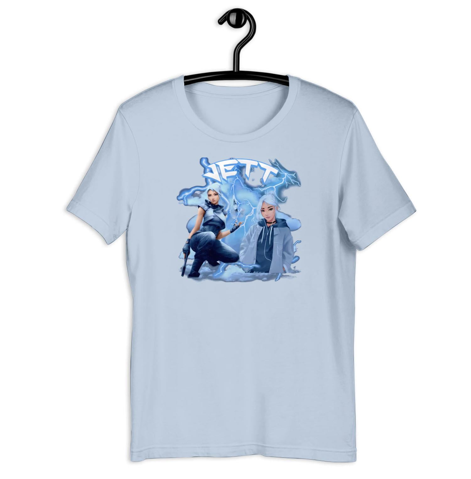 Valorant Jett Vintage Style T-shirt Bootleg Valorant Gifts for Gamers ...