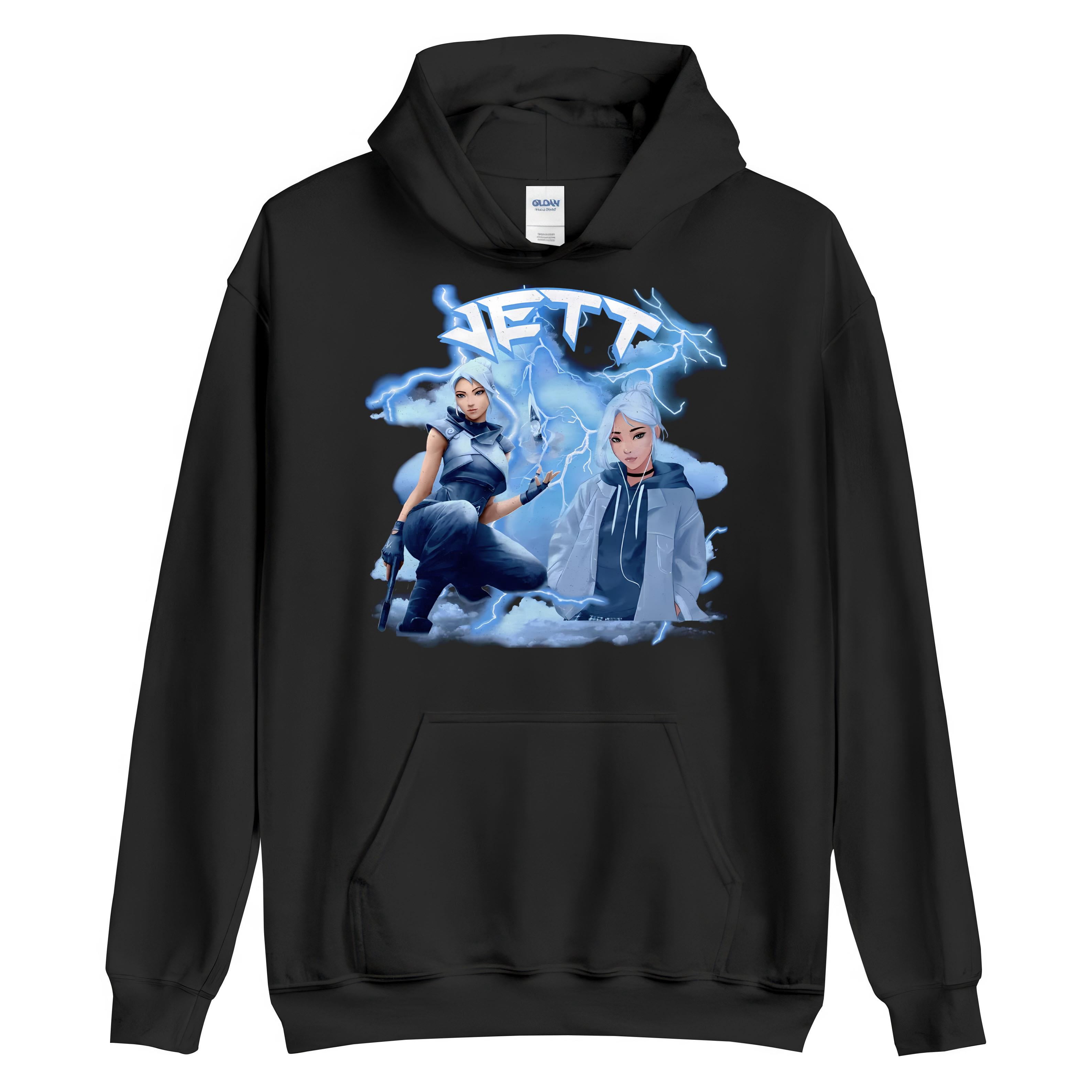 Valorant Jett Vintage Style T-shirt Bootleg Valorant Gifts for Gamers ...