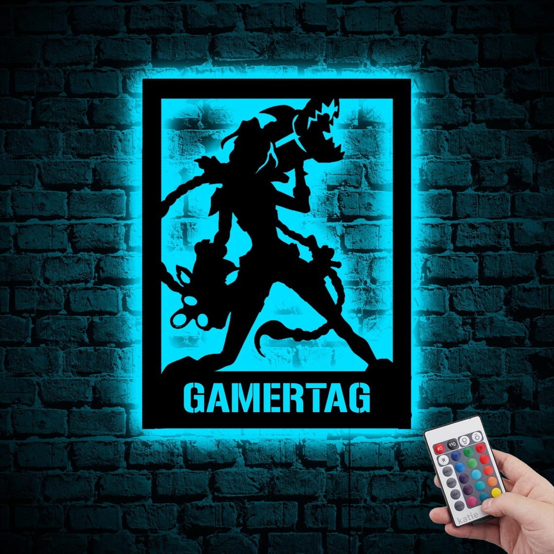 Valorant Jinx Personalized Neon Led Wall Sign, Valorant Game Room Wall ...