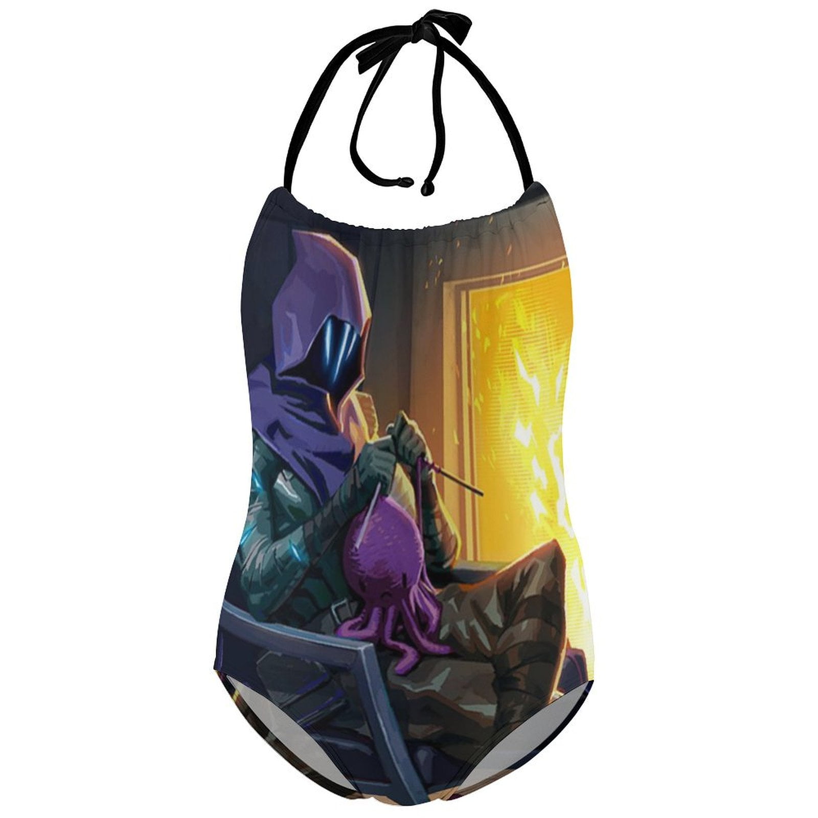 Valorant Omen Girl's One-Piece Swimsuit Bathing Suit Soft Stretchy ...