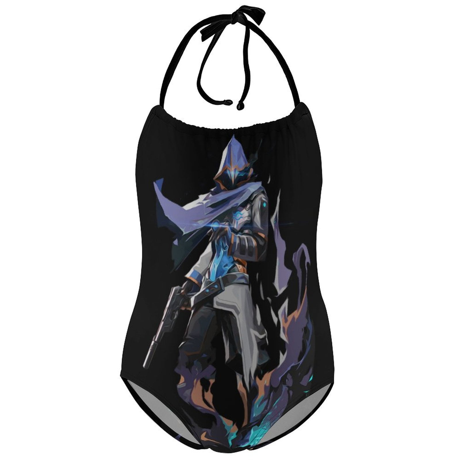 Valorant Omen Girl's One-Piece Swimsuit Bathing Suit Soft Stretchy ...