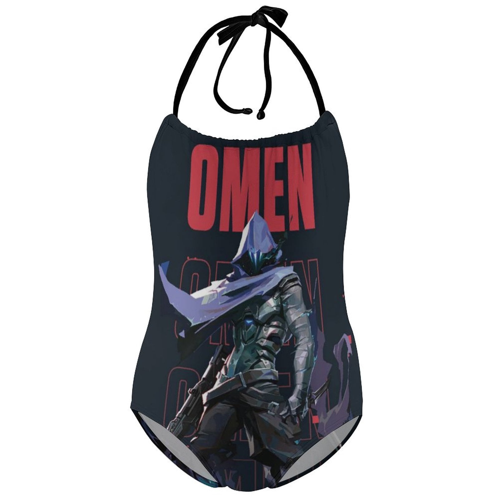 Valorant Omen Girl's One-Piece Swimsuit Bathing Suit Soft Stretchy ...