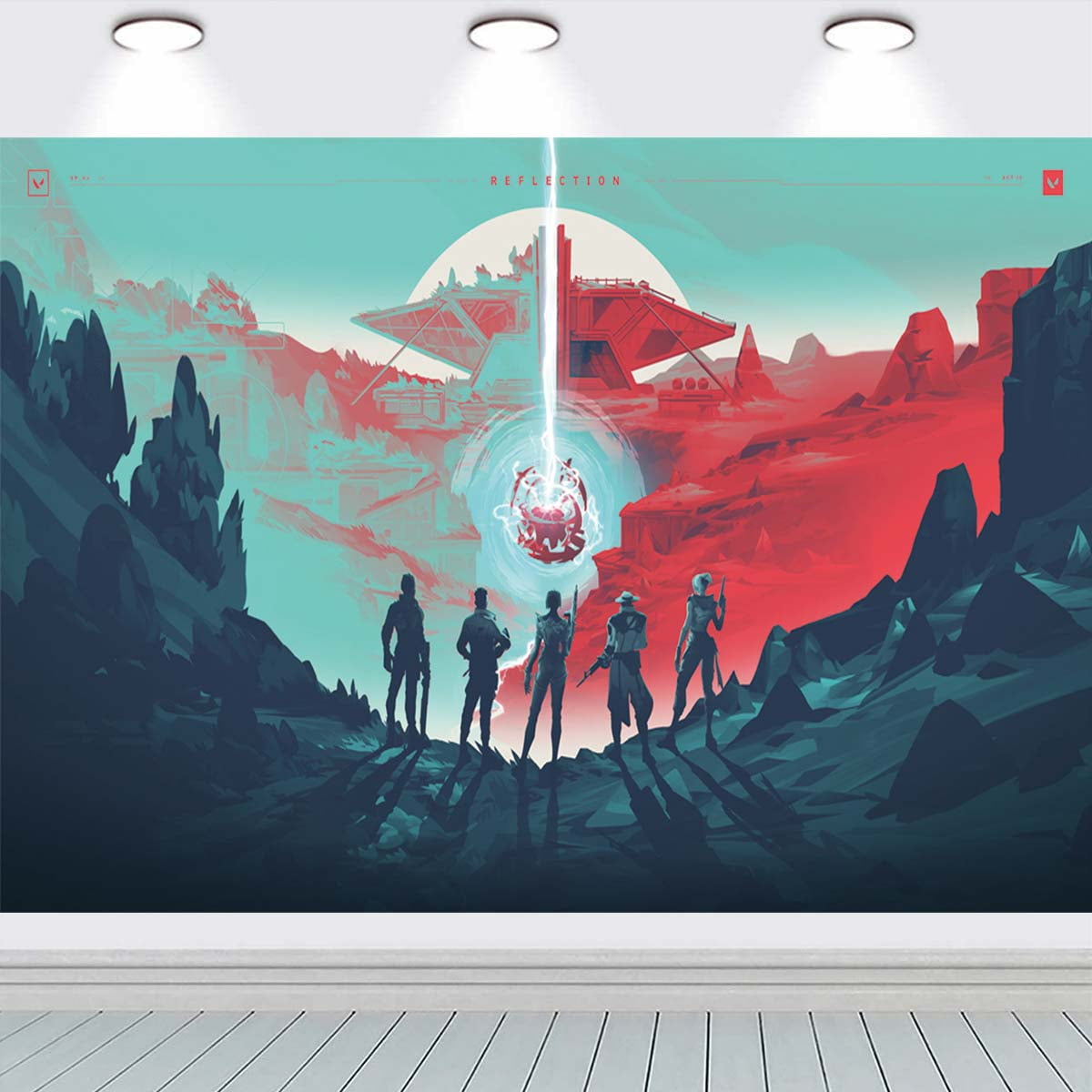 Valorant school Banner Backdrop Background Taspestry Wall Decor ...