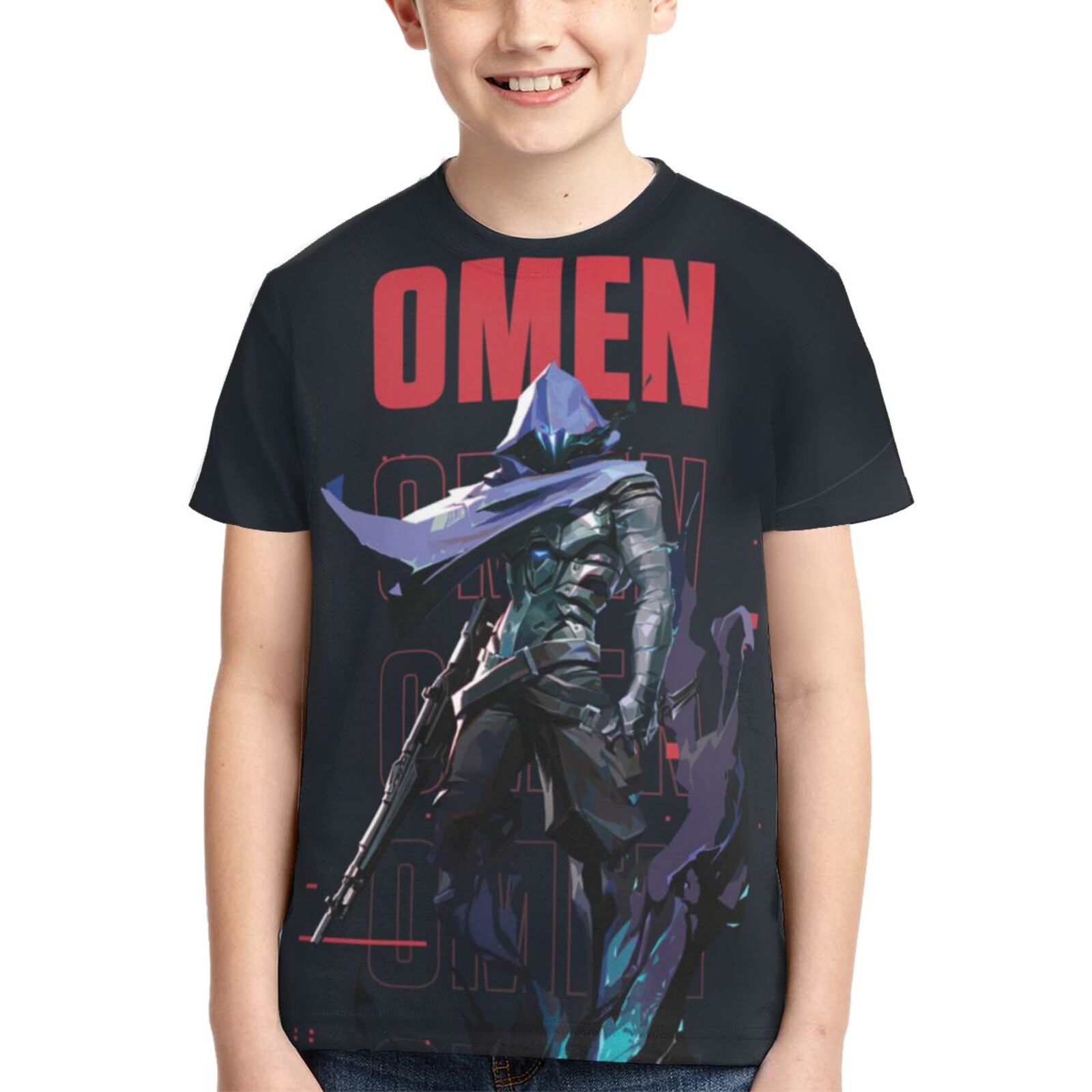 Valoranta Omen Youth T-Shirts Graphic Shirts Blouse For Teen Boys Girls ...