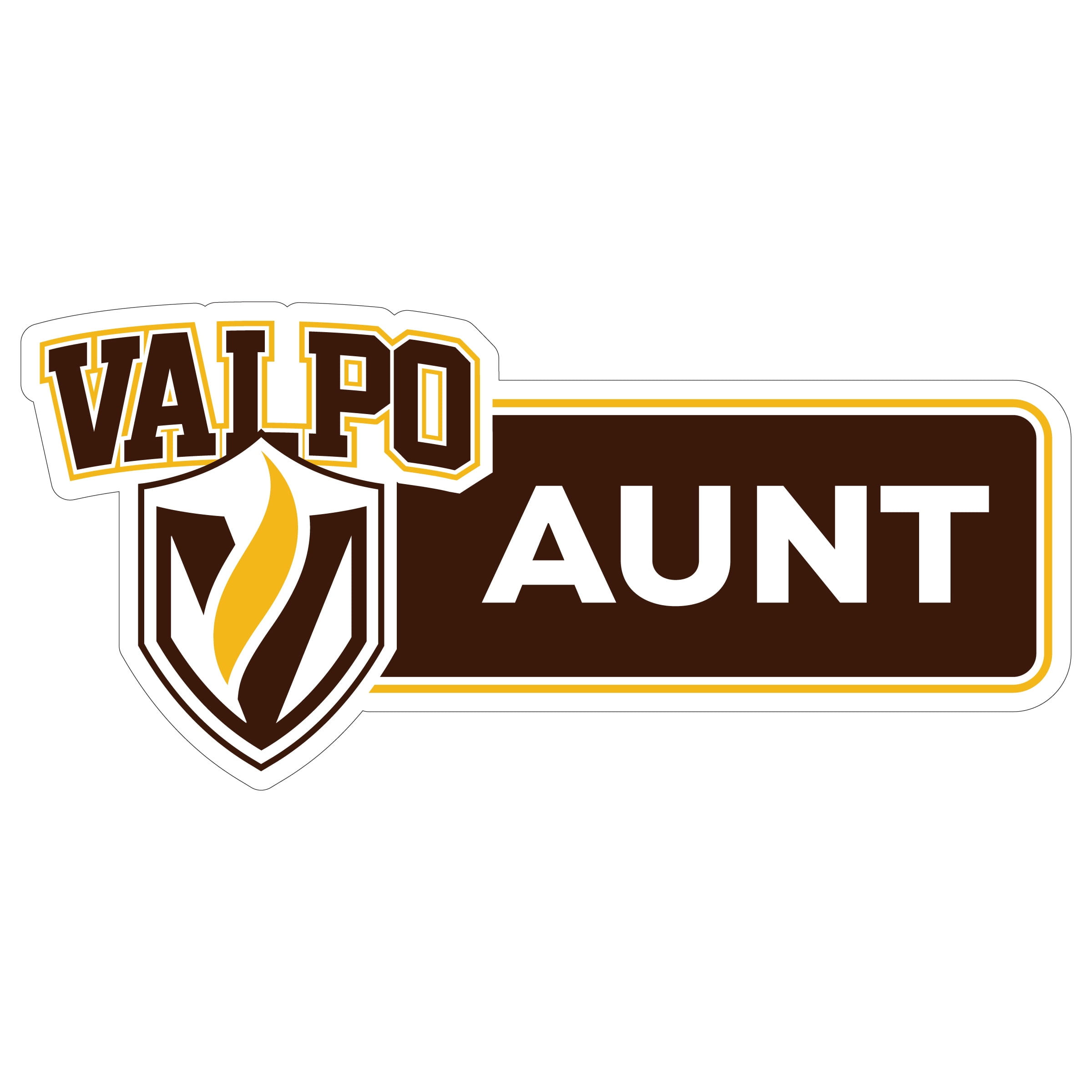 Valparaiso University Proud Aunt Die Cut Decal Officially Licensed ...